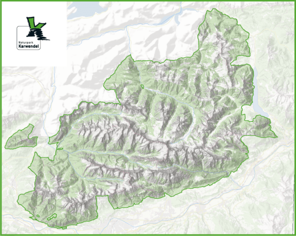 Karwendelgebirge Karte - Naturpark Karwendel Tirol ⛰️